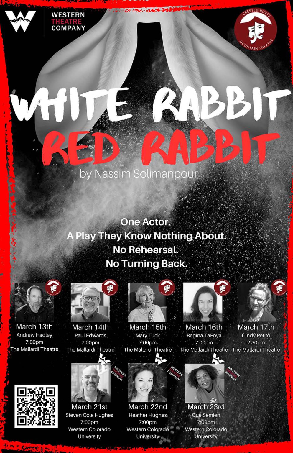 White Rabbit Red Rabbit | Crested Butte Mountain Theatre