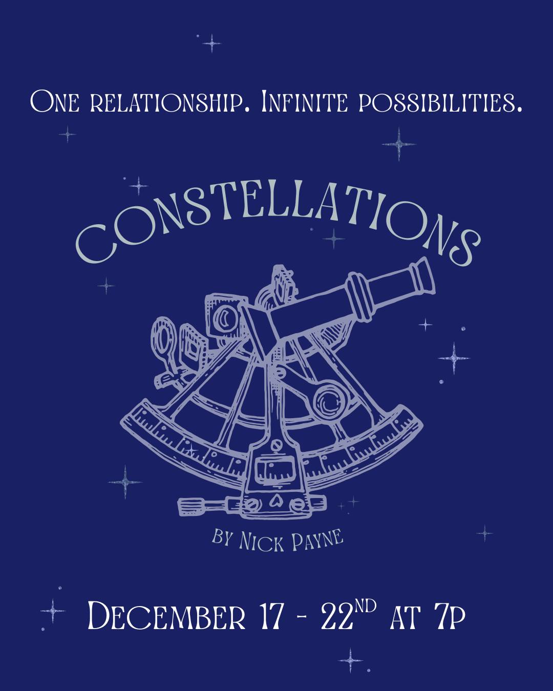 Theatre: Constellations | Crested Butte Mountain Theatre