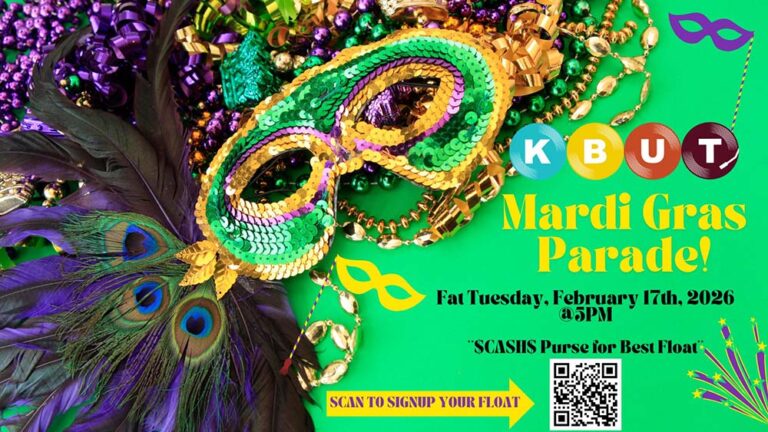 KBUT Mardi Gras Parade - Hey Crested Butte